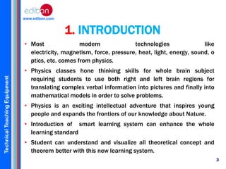 EDIBON 3D Physics System - EFAC | PPT