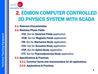 EDIBON 3D Physics System - EFAC | PPT