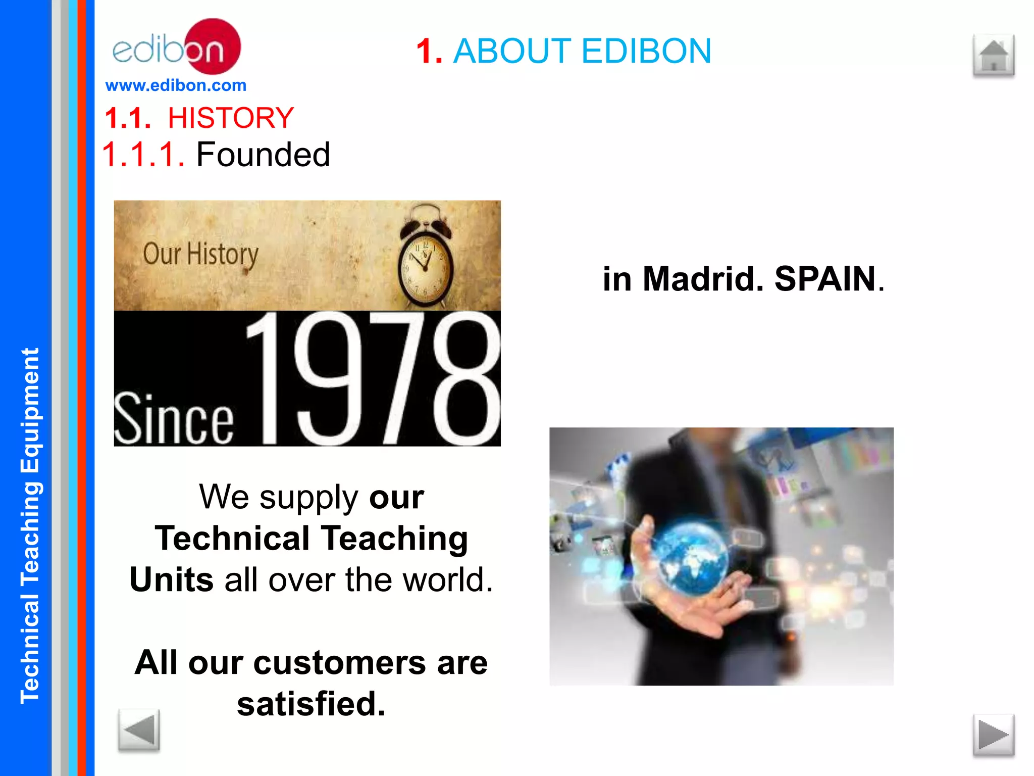 EDIBON PRESENTATION - All EDIBON Products and Facilities | PPSX