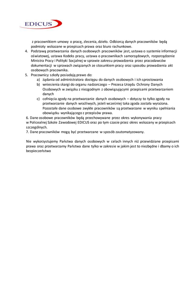 Klauzula Informacyjna RODO | PDF