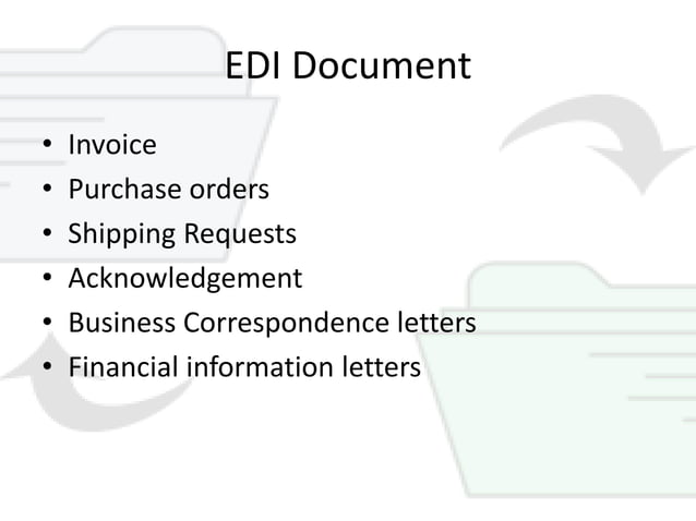 EDI (electronic data interchange) | PPTX