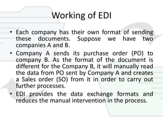 EDI (electronic data interchange) | PPTX