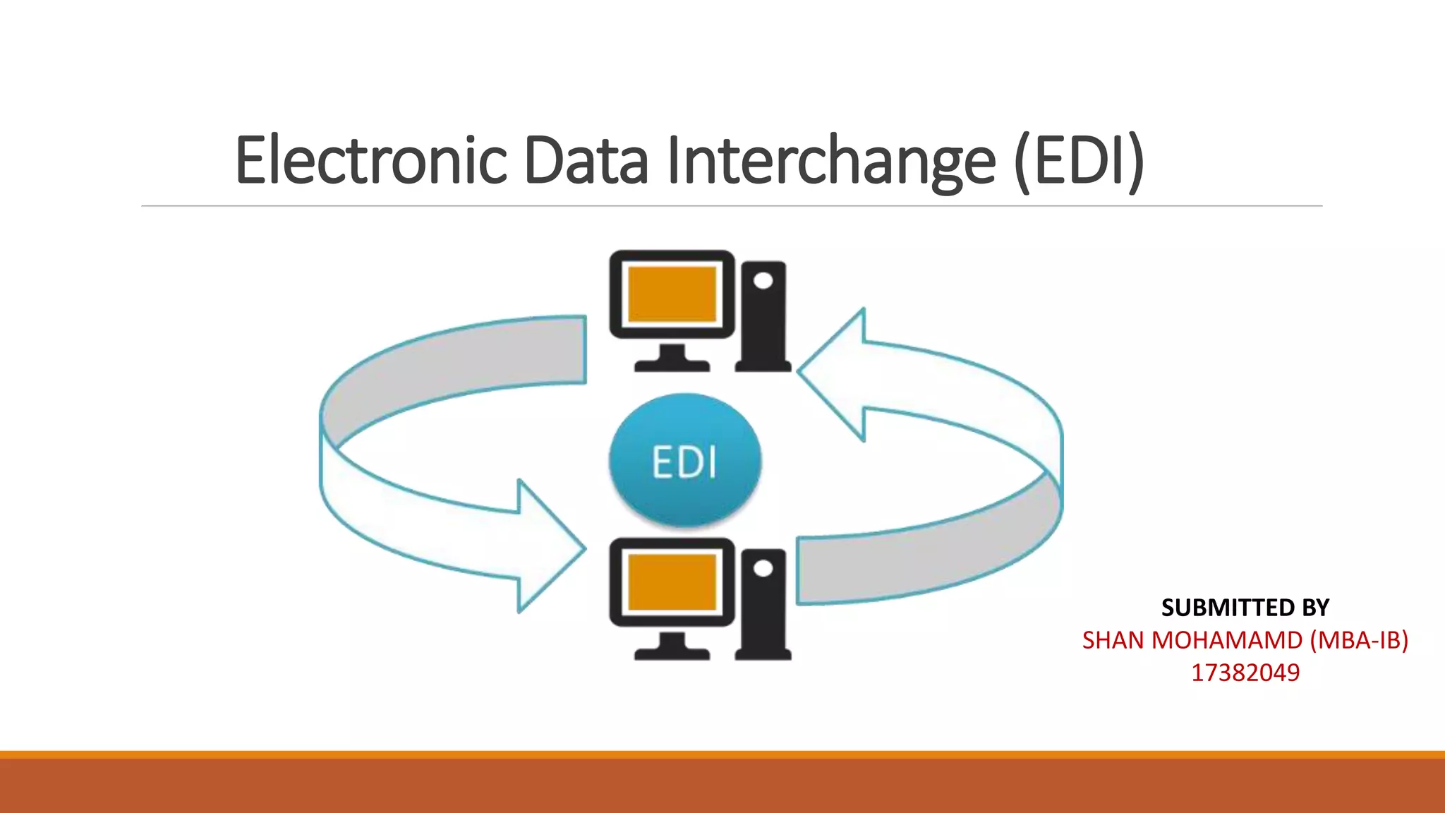 Edi (electronic data interchange)retail marketing | PPT