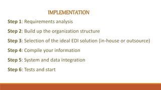 Edi (electronic data interchange)retail marketing | PPT