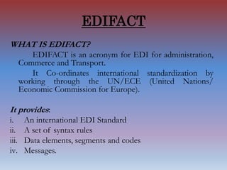 Edi fact, anxi12, cryptography | PPTX
