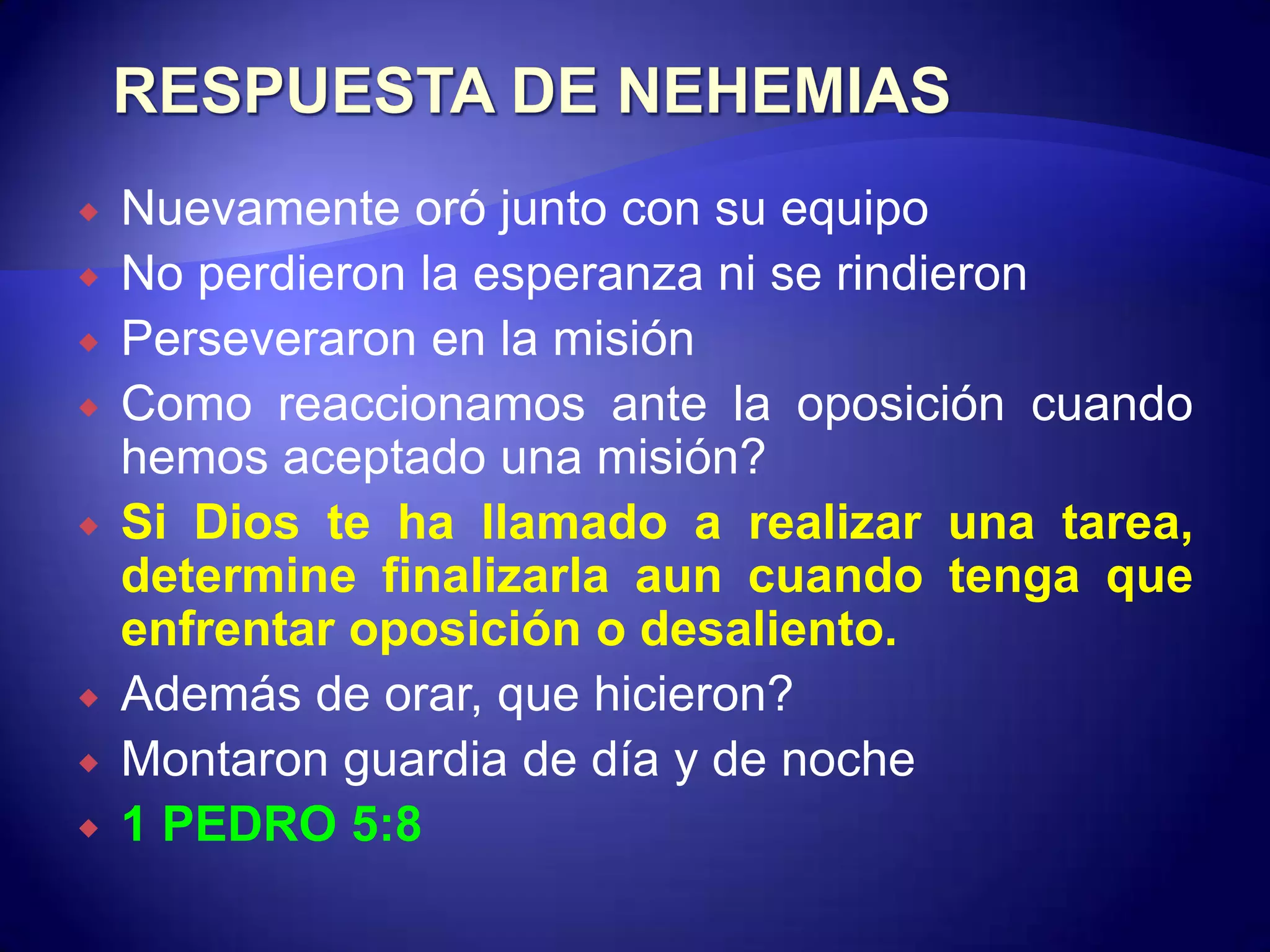 Edificando los muros la estrategia de nehemias sep 23-12 | PPTX