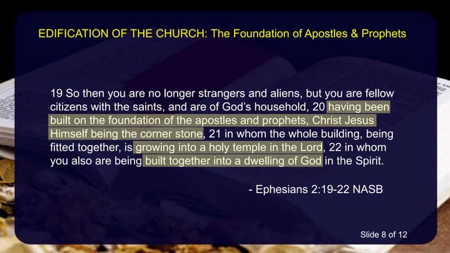 Edification of the Church | PPTX