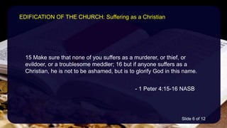 Edification of the Church II | PPT