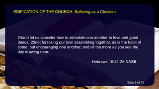 Edification of the Church II | PPT