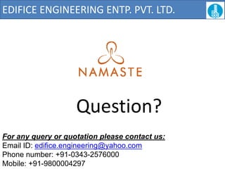 Edifice engineering enterprise pvt. ltd. presentation | PDF