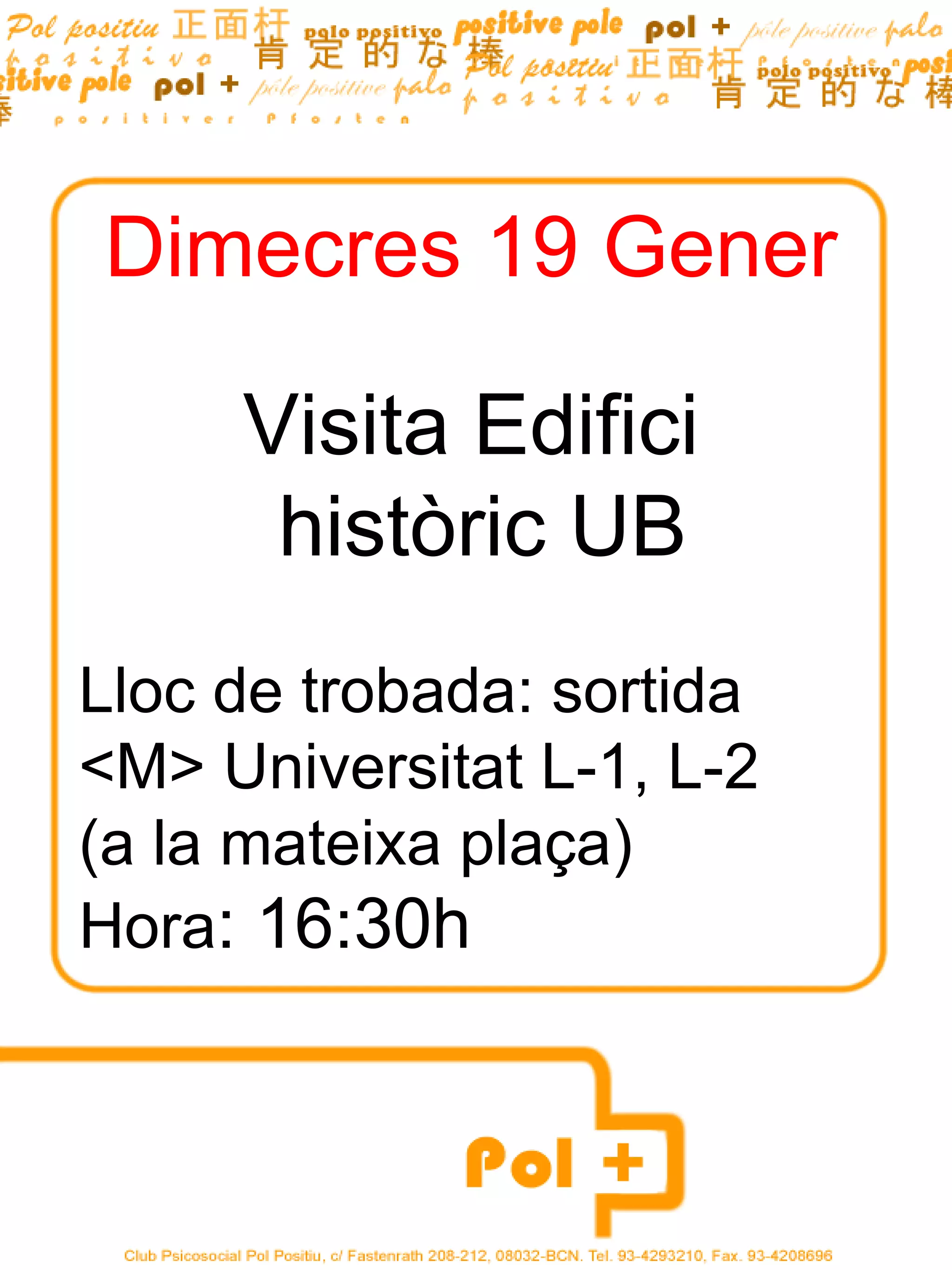 Edifici historis ub | PDF
