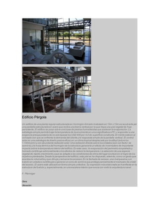 Edificio pérgola | DOCX