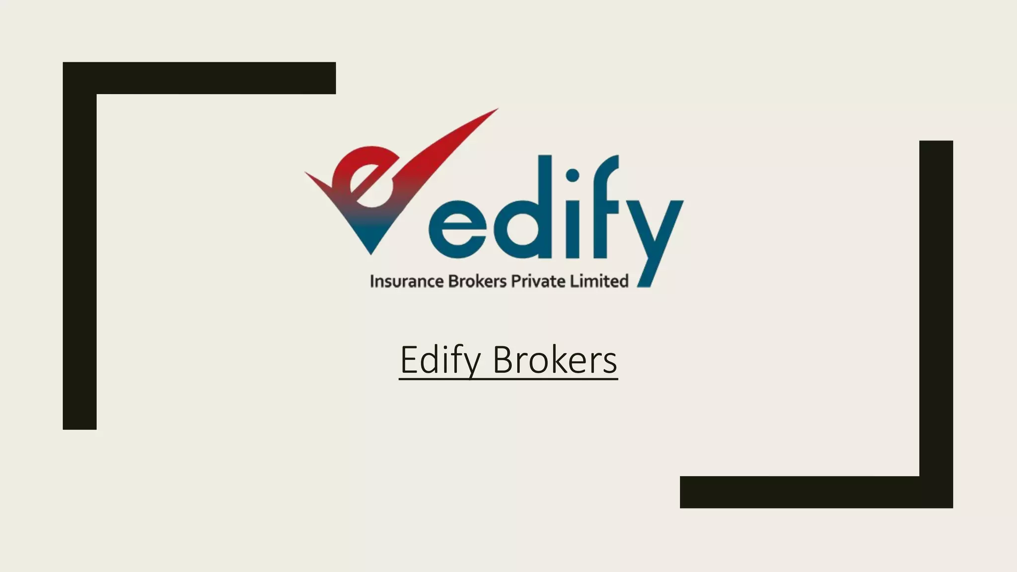 Edify brokers ppt july - 2020 | PDF