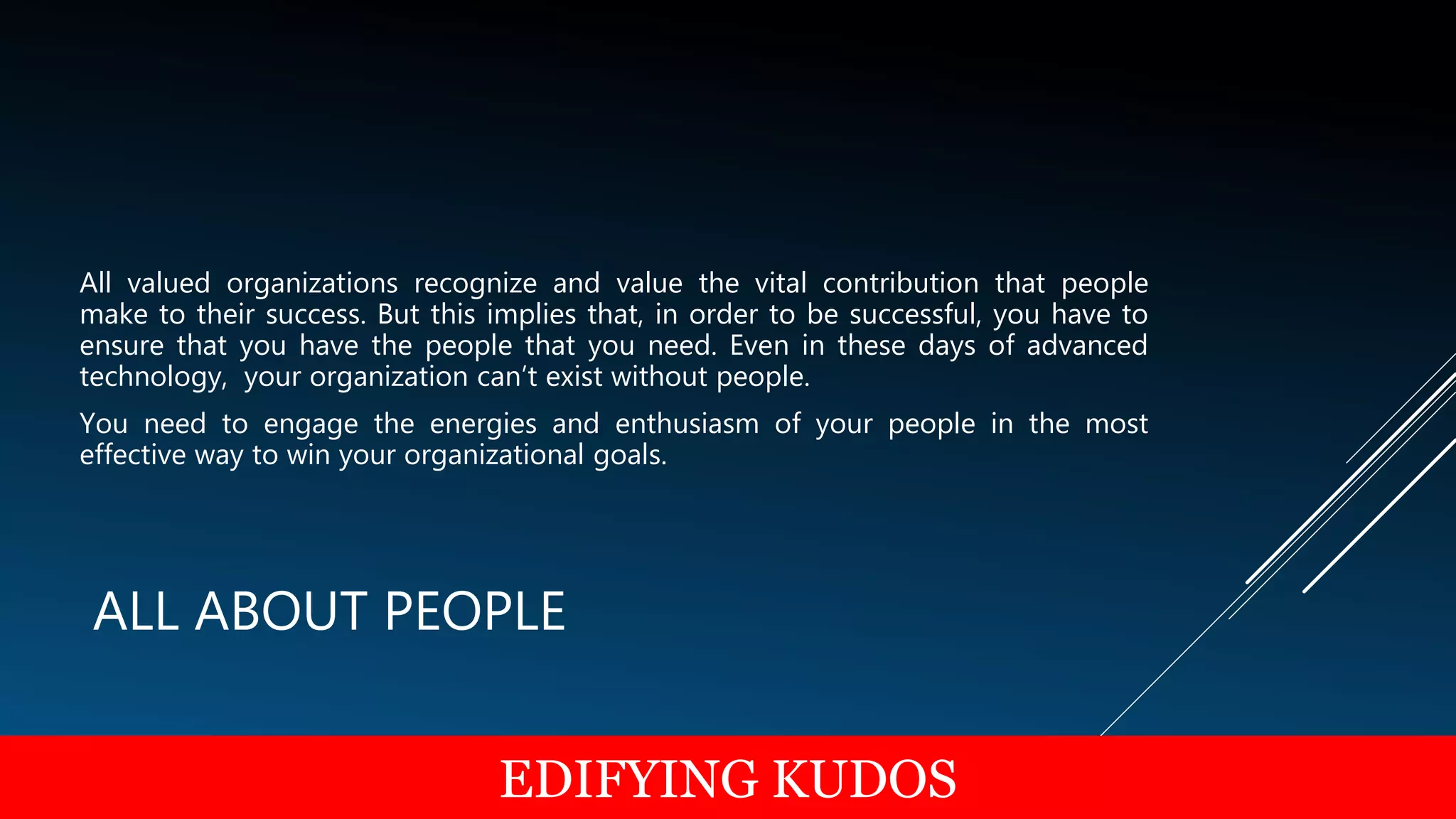 Edifying kudos profile | PPTX