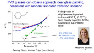 The design and growth of ultra-stable glasses: Exploring the limits of ...