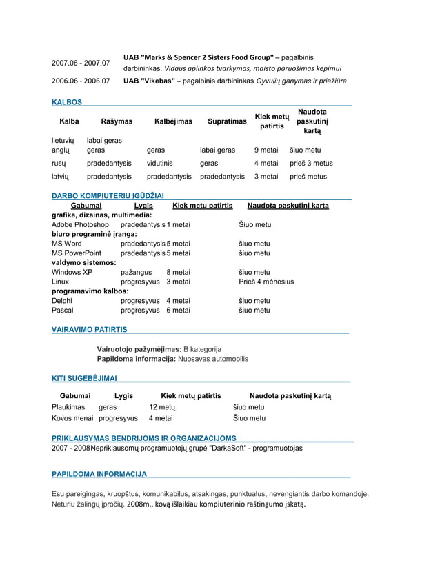Edijs Cv2009 | PDF
