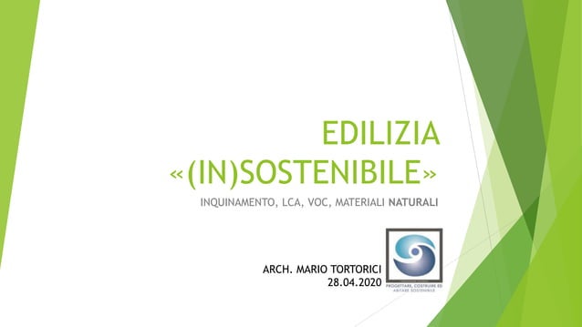 Edilizia in.sostenibile | PPTX | Indoor Environmental Quality | Home ...