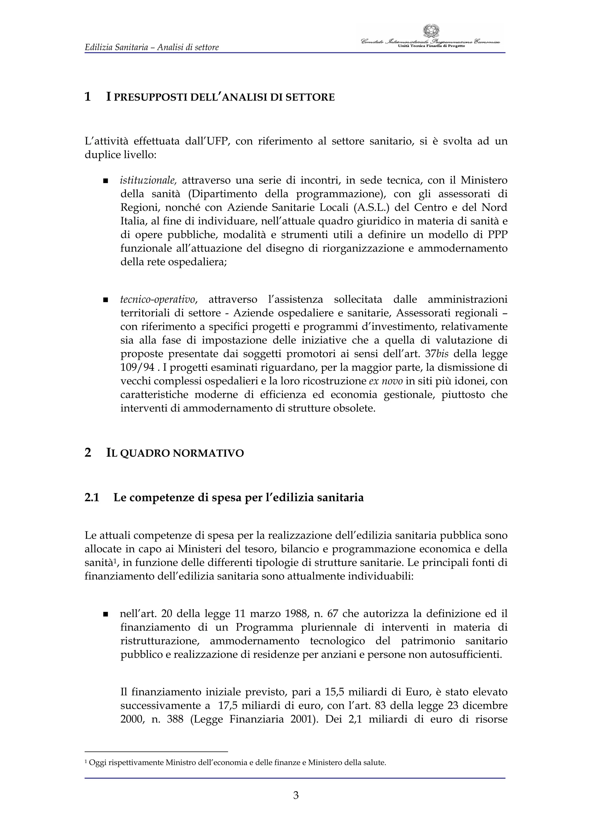 Edilizia sanitaria | PDF