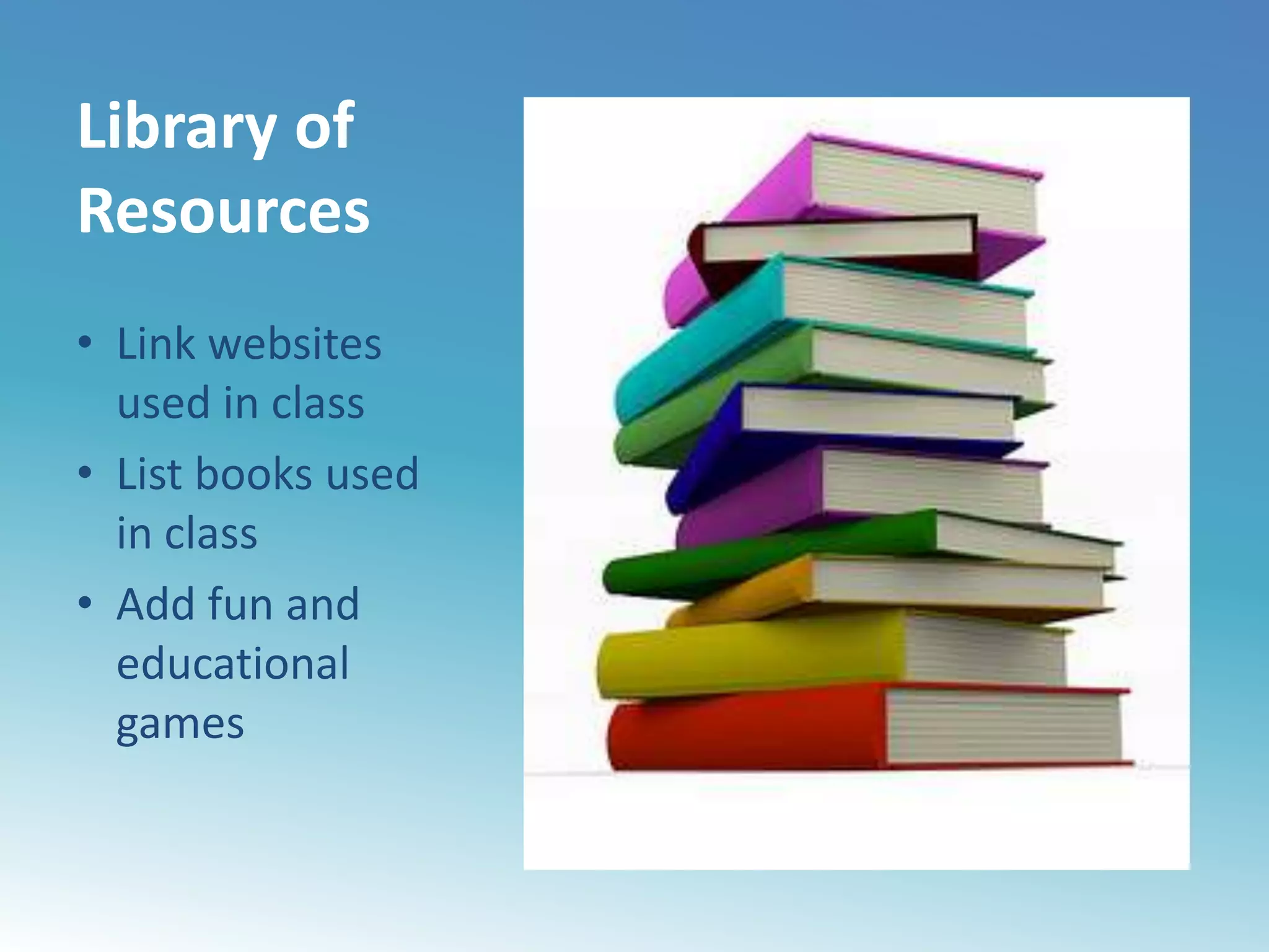 5 Ways to Use a Classroom Wiki | PPTX