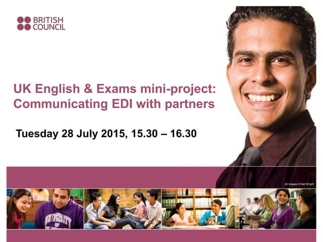 EDI mini project, communicating with partners - initial meeting | PPT