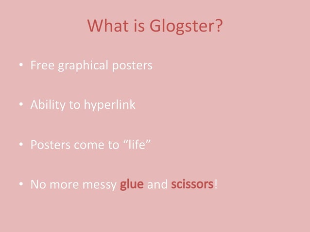 Glogster - Posters for the 21st Century | PPT
