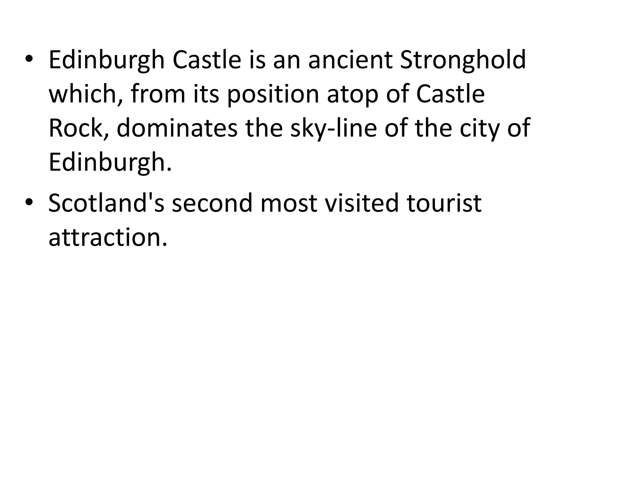 Edinburgh Castle | PPTX