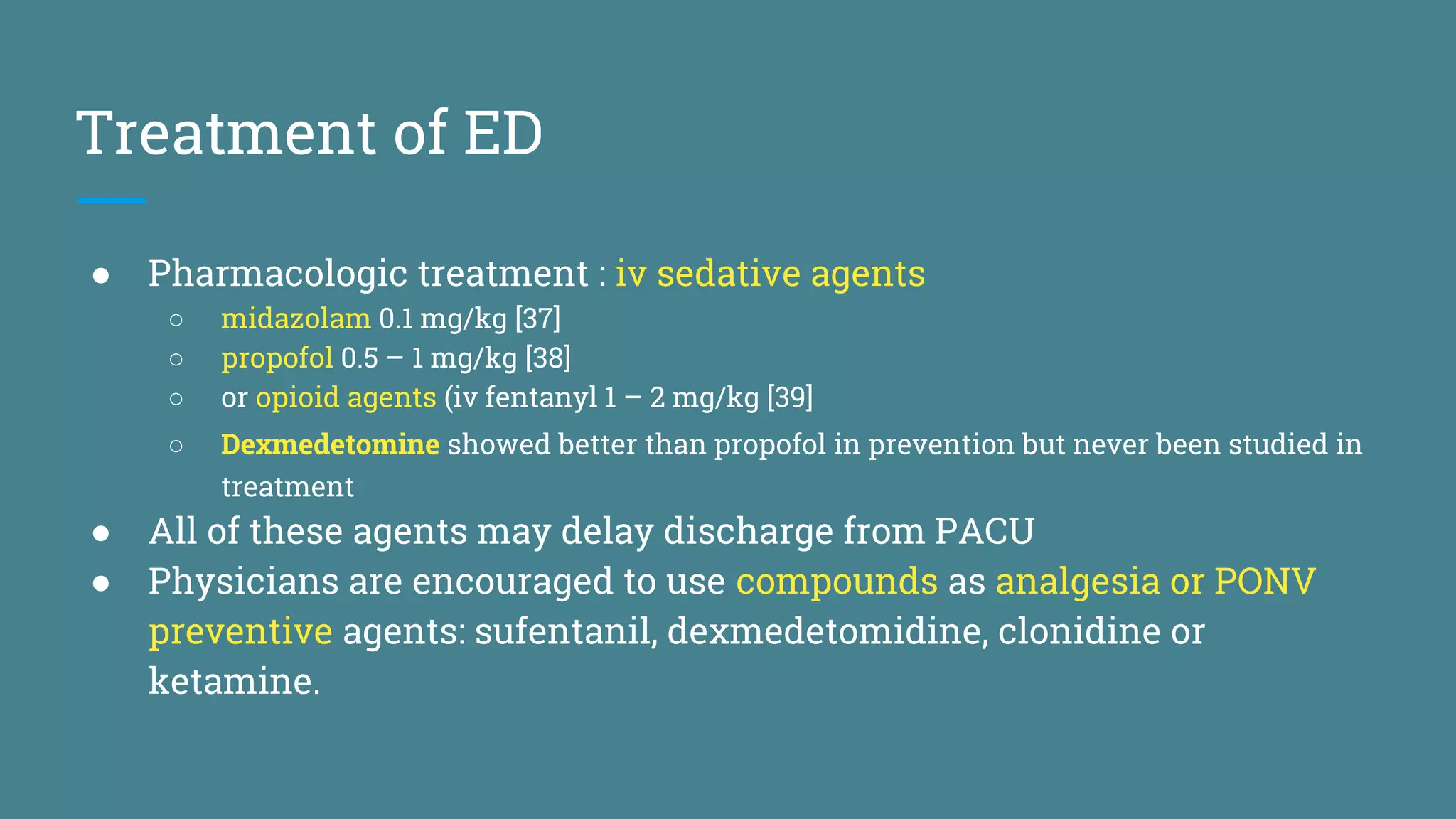 Emergence Delirium in children | PDF