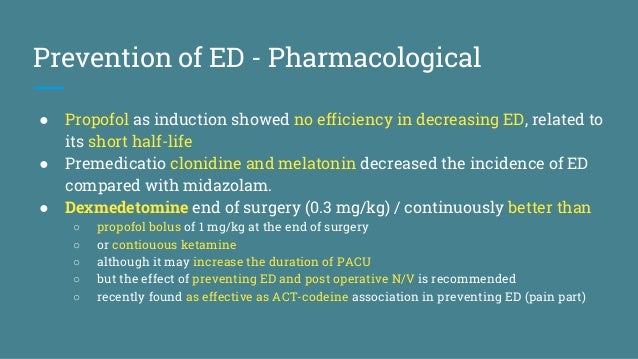 Emergence Delirium in children