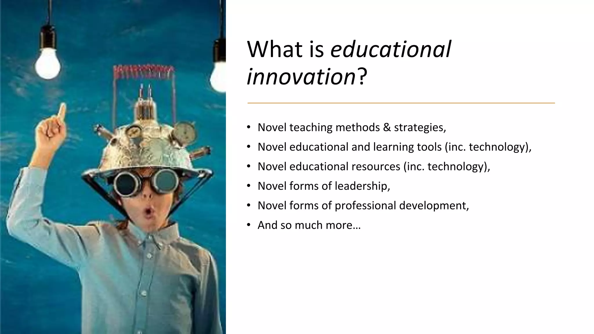 Educational innovation at the School of Education | PPT