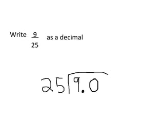 Edi Ns 1 2 Decimal Equivalents of Common Fractions | PPT