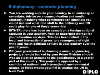 E diplomacy Oxford University Foreign Service Programme | PPT