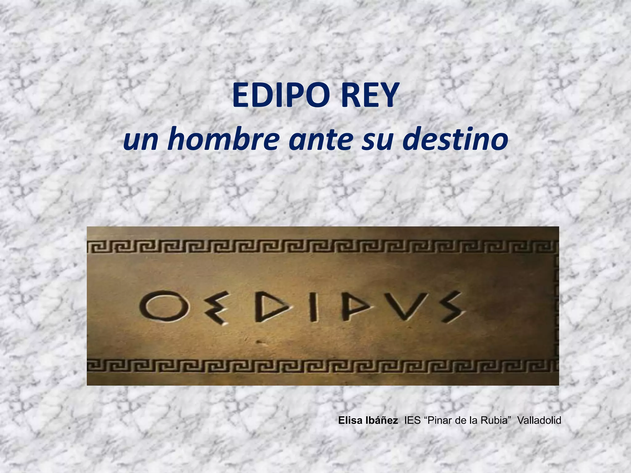 Edipo rey | PPT