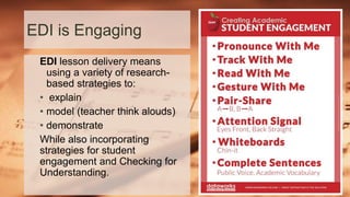 EDI (Explicit Direct Instruction) presentation | PPTX