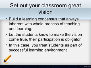 Classroom Management: A Millennial's need | PPT