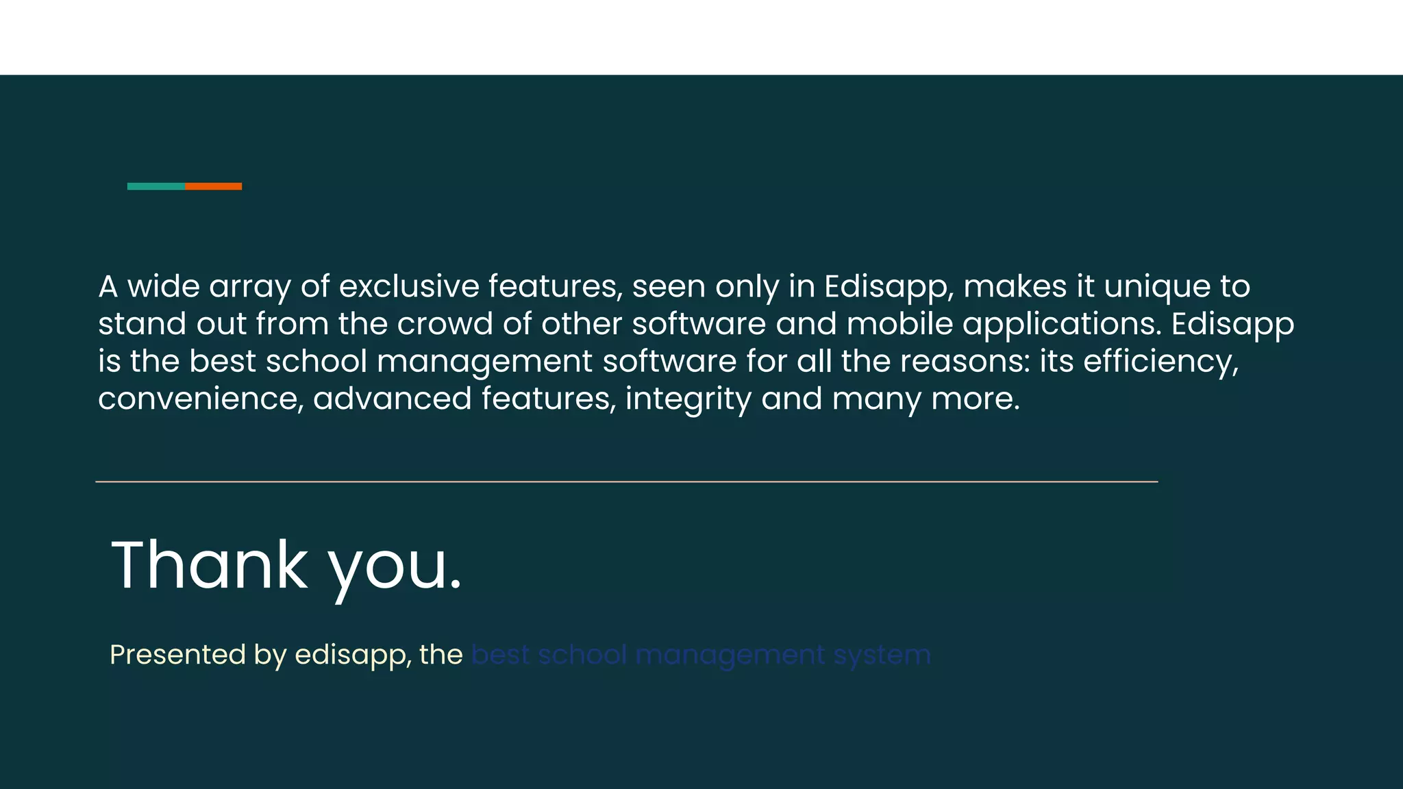 Best school management system | Edisapp | PPTX