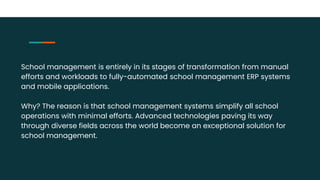 Best school management system | Edisapp | PPTX