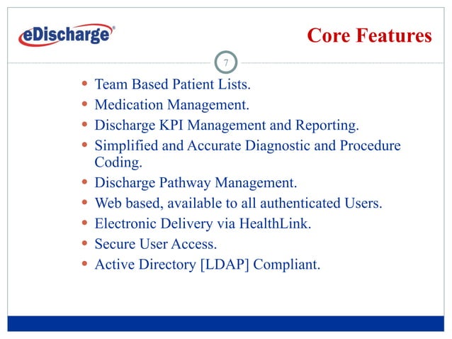 eDischarge...Communicating the Patient Journey | PPT