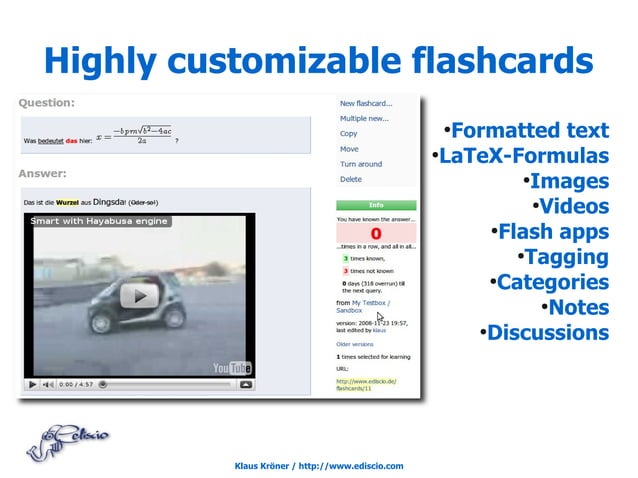 Ediscio: The online flashcard application | PDF | Internet | Computing