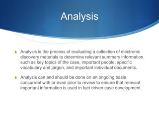 Ediscovery 101 | PPTX
