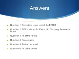 Ediscovery 101 | PPTX