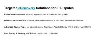 eDiscovery for IP and Patent Litigation.pptx