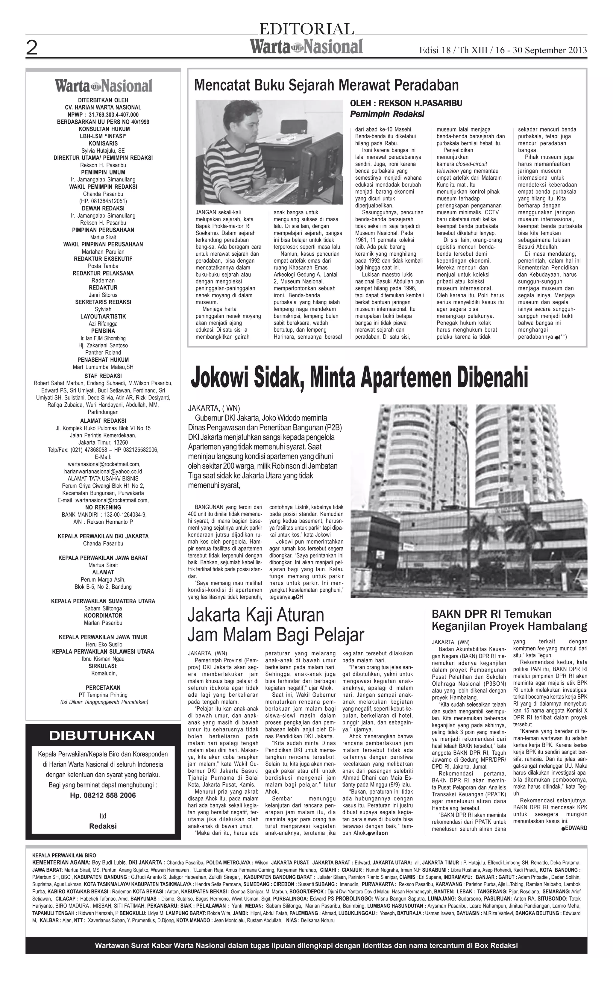 HARIAN WARTA NASIONAL | PDF