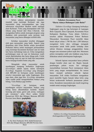 Edisi 3 Warta Ecovillage BPLHD West Java Province | PDF