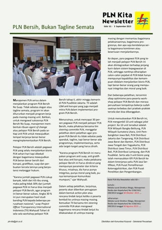 Edisi 61 pln bersih bukan tagline semata | PPT