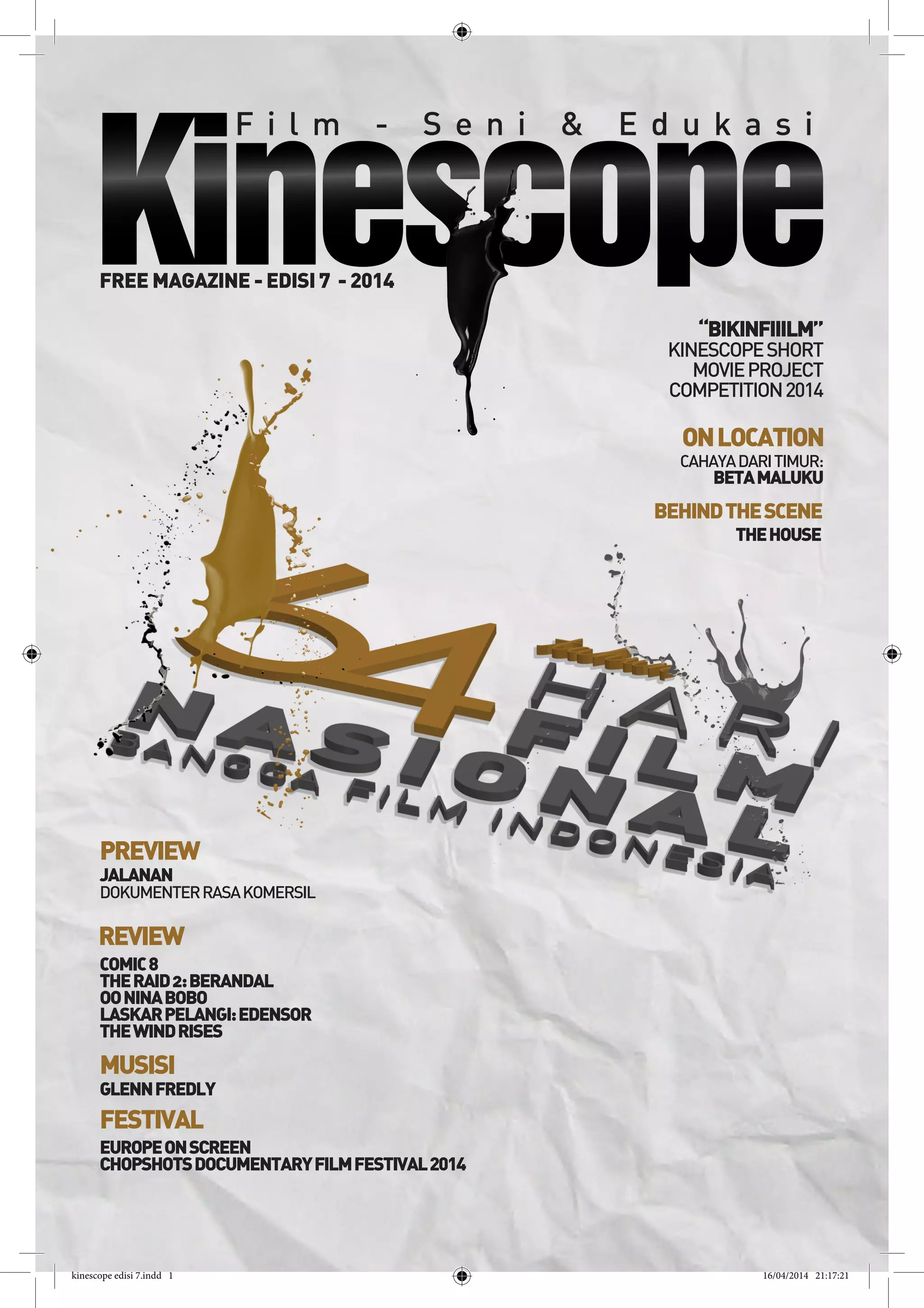 Edisi 7 2014 Majalah Kinescope Indonesia | PDF