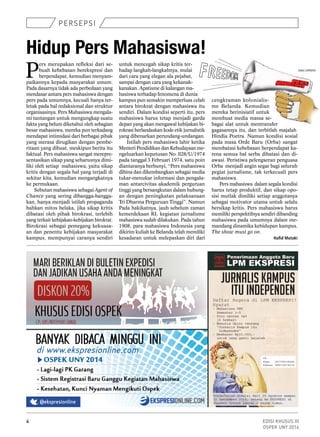 Edisi khusus 3 ospek pencukuran rambut menimbulkan diskriminasi | PDF