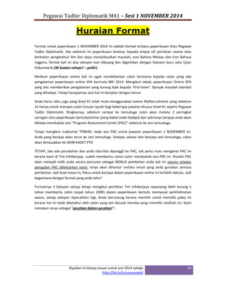 Contoh Soalan & Panduan Lulus Peperiksaan Exam PTD 2014 | PDF