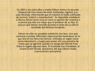Edison biografia y inventos | PPTX