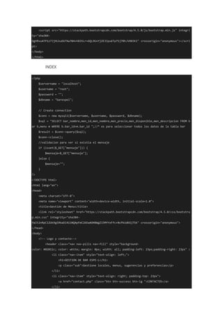 Programación Nativa de un CRUD | PDF