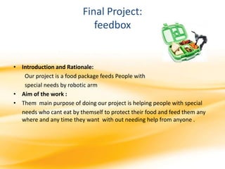 Food Packaging , Feedbox , IDM10 | PPTX | Grocery Shopping | Shopping